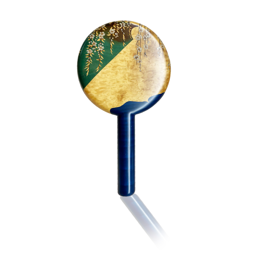 Tulip Marquetry Hand Mirror → Silvia Furmanovich